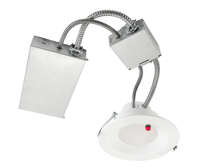 6" Recessed LED Downlight with Emergency 5 Watt Backup Driver – Exit ...