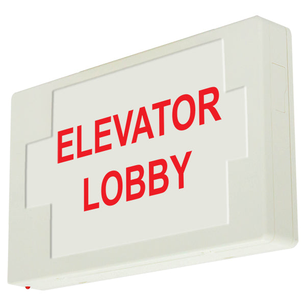 ELEVATOR LOBBY SIGN - LED - UNIVERSAL MOUNT - BATTERY – Exit Sign Warehouse
