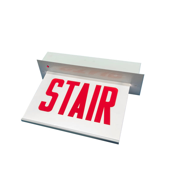 Recessed Ceiling -Chicago Code Exit or Stairs Sign - 90 Minute Battery ...