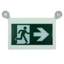 Running Man LED Exit Combo Sign With Adjustable Lamps- Arrows – Exit ...